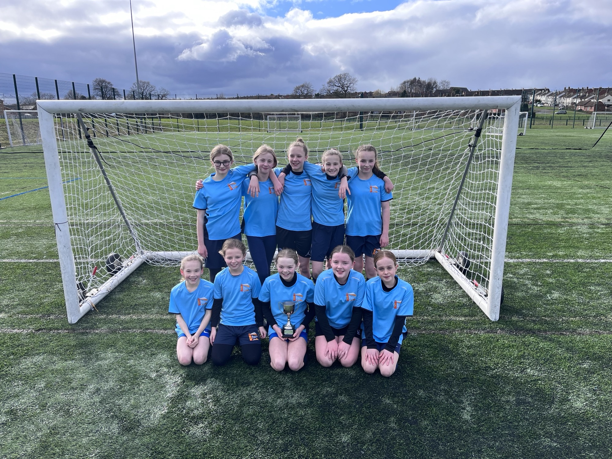 Year 7 Girls – Football County Cup Champions – The Whitehaven Academy